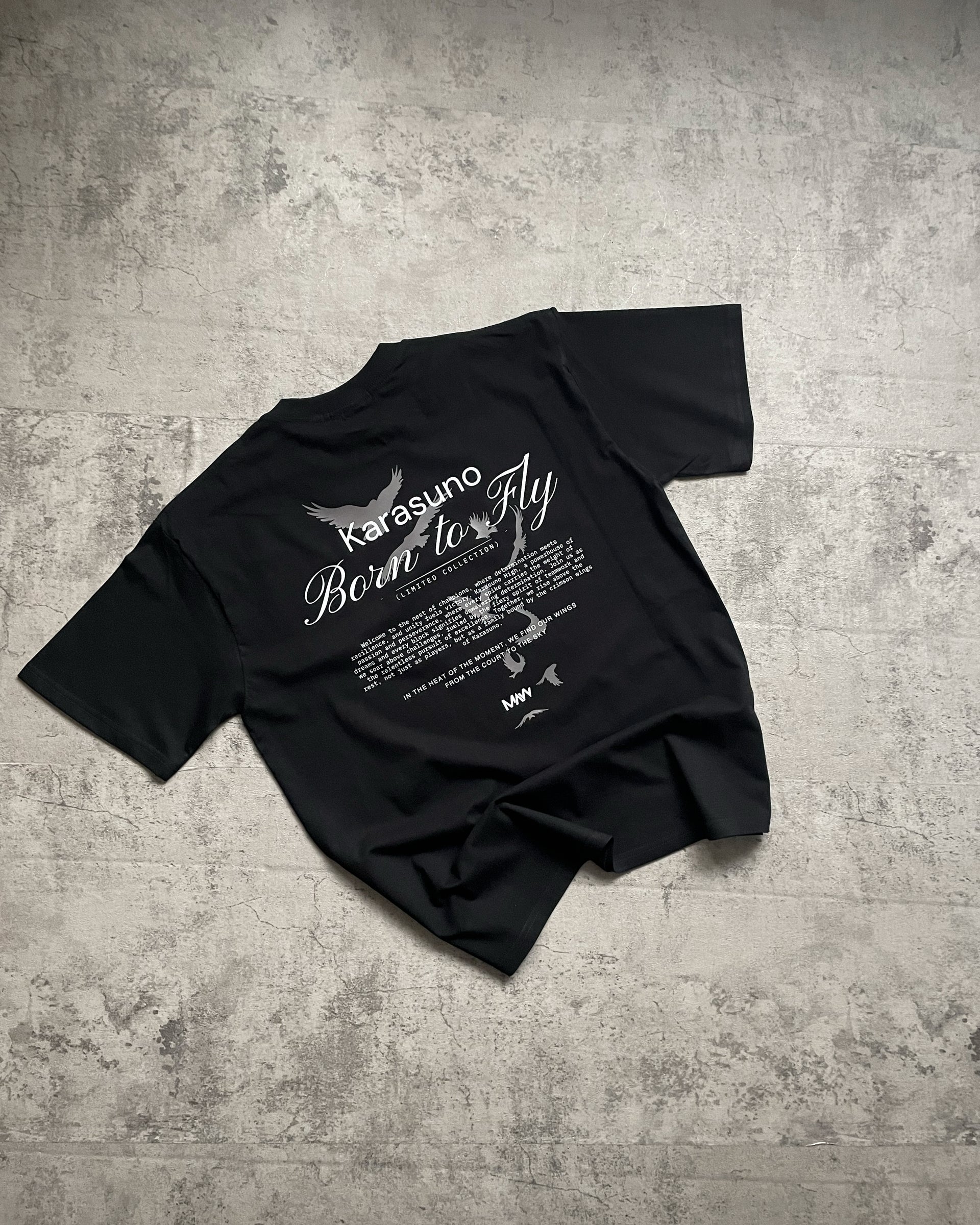 Camiseta Oversize BORN TO FLY - Haikyuu!! | MyAnimeWear – MYANIMEWEAR